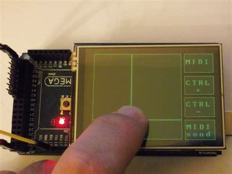 xy midi pad with arduino and tft arduino project hub