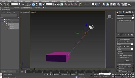 solved output is black when using daylight system in 3ds