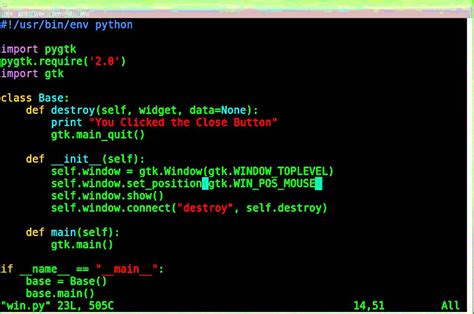 python gtk gui tutorial 3 window position and size youtube