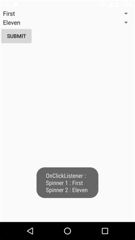 android spinner tutorial codeproject
