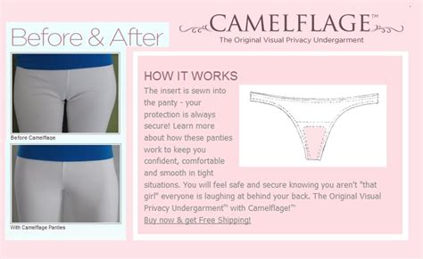Camleflage Says No To Camel Toe A Real Problem For Some Women Who Knew