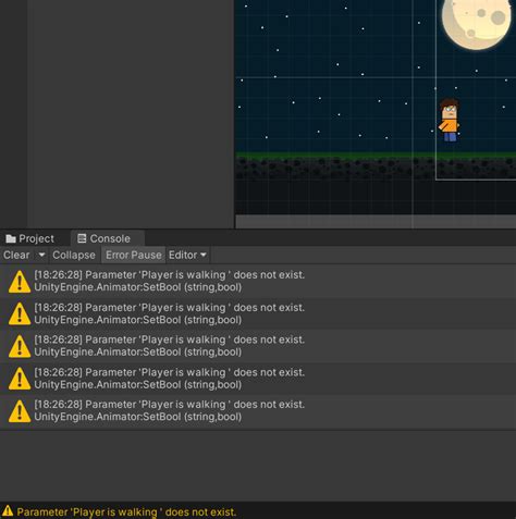 c issue with animator in unity 2d stack overflow