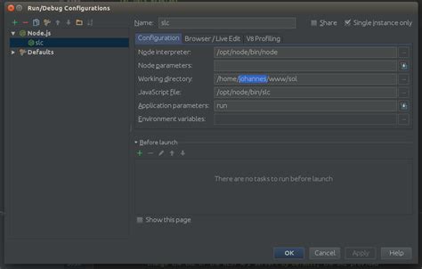 node js how to create a nodejs loopback application using webstorm