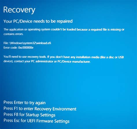 How To Repair Uefi Bootloader In Windows 10
