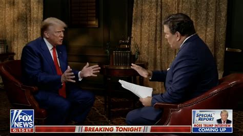 Fox News Analyst Brit Hume Describes Trumps “incoherent” Interview