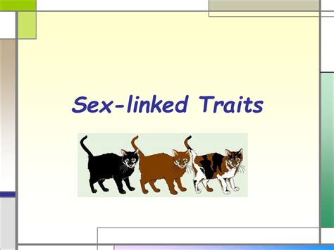 Ppt Sex Linked Traits Powerpoint Presentation Free Download Id 2485227