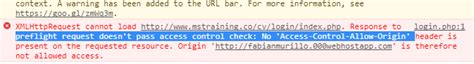 javascript cors response to preflight request doesn t pass access