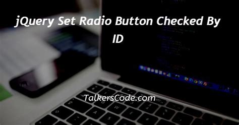 jquery set radio button checked by id