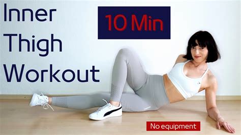 10 Min Inner Thigh Workout Focus On Inner Thighs Tone And Tighten