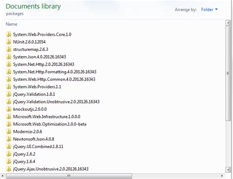 the simplest thing possible a file directory based nuget feed