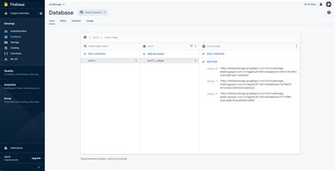 java how do i store downloadurl of multiple images to the firebase