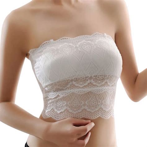 Buy Women Convertible Straps Padded Top Solid Lace