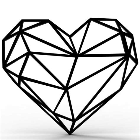 Corazón Geométrico Corazón Geométrico Geometrico Corazones