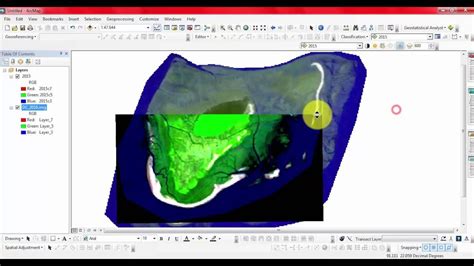 how to use effects tool in arcmap satellite image remote sensing