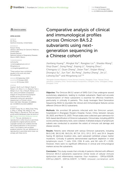 Pdf Comparative Analysis Of Clinical And Immunological Profiles
