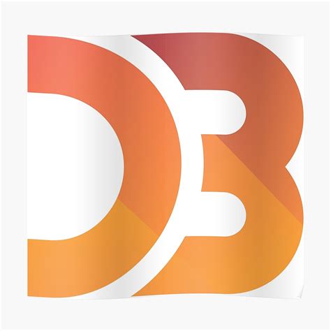 d3 js logo poster by bryngo redbubble