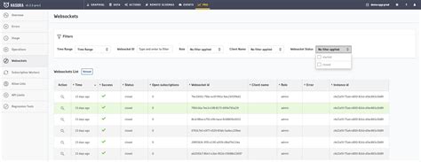 cloud websockets hasura graphql docs
