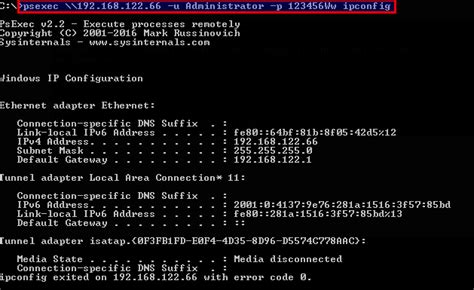 how to use psexec tools to run commands and get shell