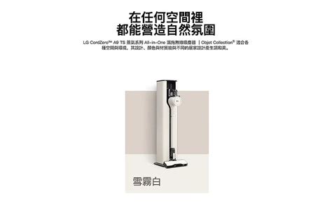 Lg 樂金 A9ts蒸氣系列自動集塵濕拖無線吸塵器 A9t Steamw 雪霧白 Pchome 24h購物