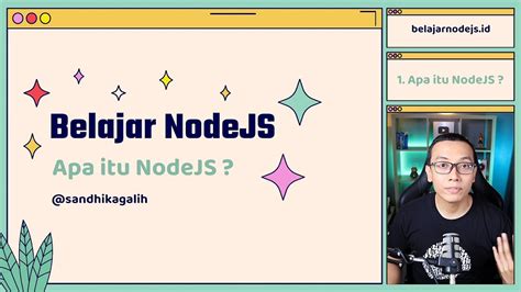 belajar nodejs 1 apa itu nodejs youtube