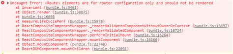 javascript react router 3 error elements are for router