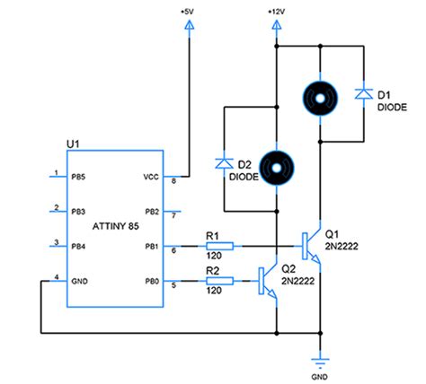 Attiny85 Pwm Tutorial Phase Correct And Fast Pwm Gadgetronicx
