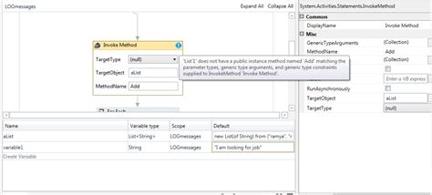 add string to list of strings using invoke method help uipath