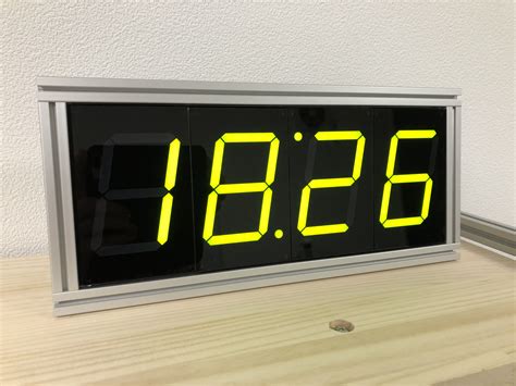 led clock with arduino nano momoyama works