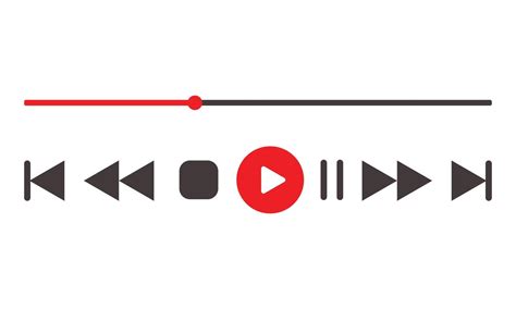 multimedia music player interface media online film play stop pause