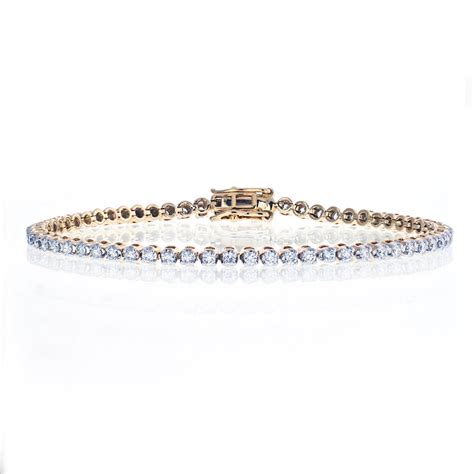 Sgl Certified 1 00ct Lab Grown Diamond Tennis Bracelet Etsy