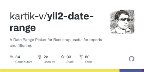 github kartik v yii2 date range a date range picker for bootstrap