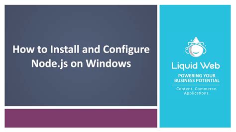 how to install node js on windows youtube