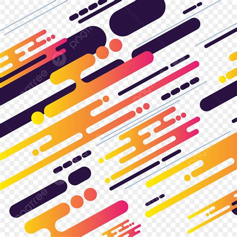 Gambar Garis Diagonal Berwarna Warni Garis Bulat Objek Dekoratif Dalam