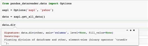 python api for pandas datareader stack overflow
