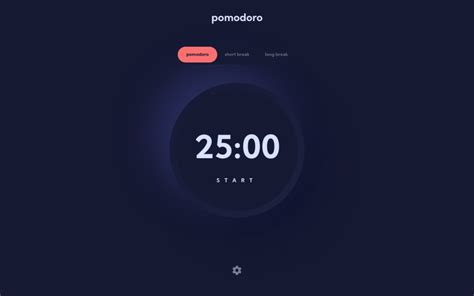 frontend mentor functional and customizable pomodoro timer