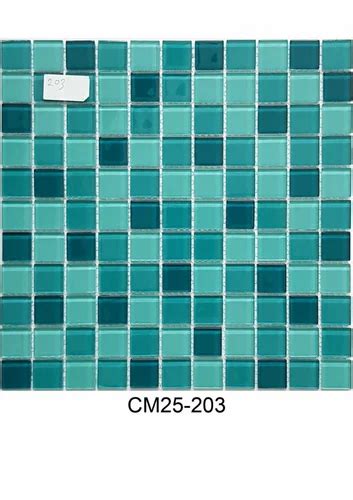 Glass Crystal Mosaic Aqua Blue Size 1x1 Feet 300x300 Mm At Rs 100 Sq