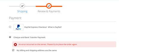 magento2 magento 2 an error occurred on the server please try to