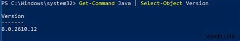Powershellを使用してwindowsでjavaバージョンを確認または更新する方法は？