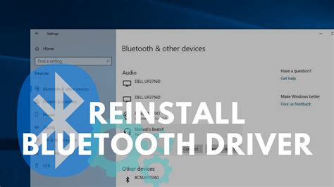 How To Reinstall Bluetooth Driver In Windows 11 10