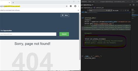 python website denies get request using selenium stack overflow