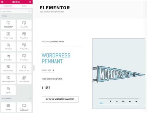 cómo crear la ficha de los productos de woocommerce con elementor pro