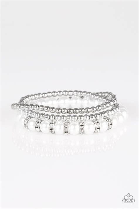 Paparazzi Accessories ~ Perfect Posh Ture White In 2021 White Pearl