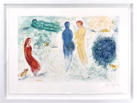 Marc Chagall Le Jugement De Chloé Chloes Judgement From Daphnis Et