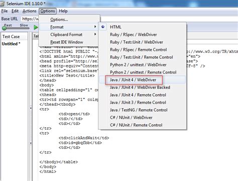 seleniumtwo 6 create a junit selenium
