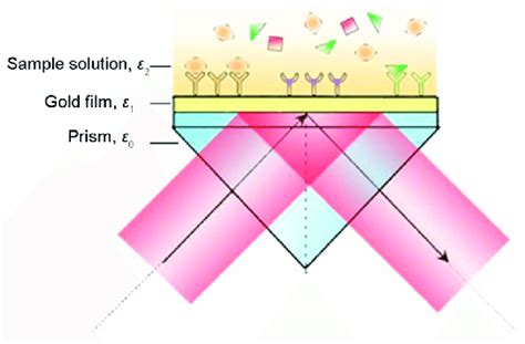 Kretschmann Configuration Used For Surface Plasmon Resonance Spr