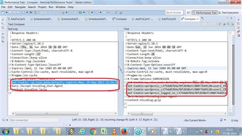 php set cookie header in rational performance tester stack overflow