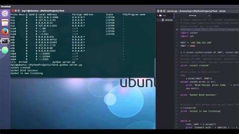 python socket program server client with android client youtube
