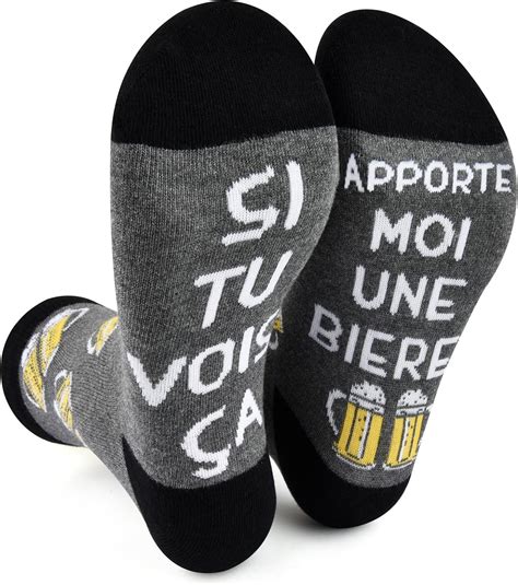 Humour Coton Chaussette Fantasie Chaussettes Rigolos Idee Cadeau Homme