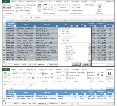 excel databases creating relational tables pcworld