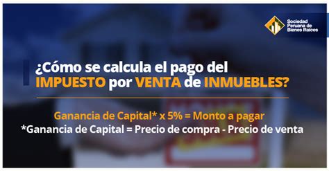CÓmo Se Calcula El Pago Del Impuesto Por Venta De Inmuebles